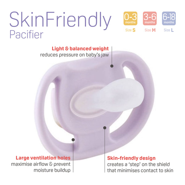 Skin Friendly Dummy in Small - Baby Dummy – Pigeon Australia