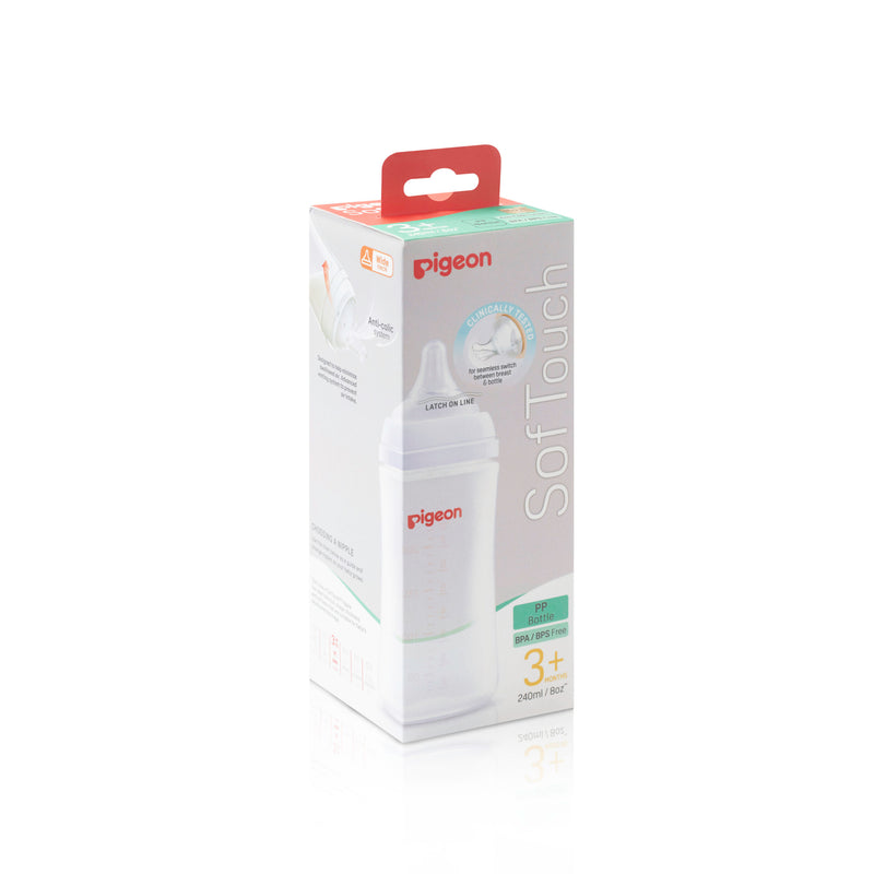 SofTouch Wide Neck Baby Bottles - Pigeon Australia