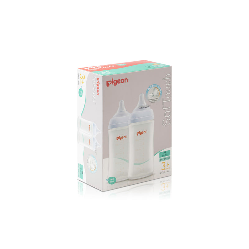 SofTouch Wide Neck Baby Bottles - Pigeon Australia